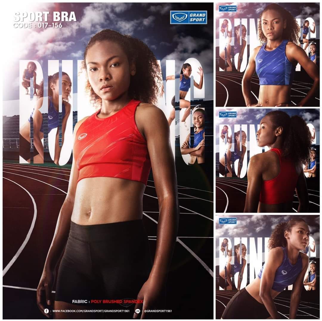 เสื้อกีฬาแขนกุดผู้หญิง เสื้อวิ่ง Sport Bra Grand sport 017-156 ขายส่ง ราคาส่ง ราคาถูก Women’s ...